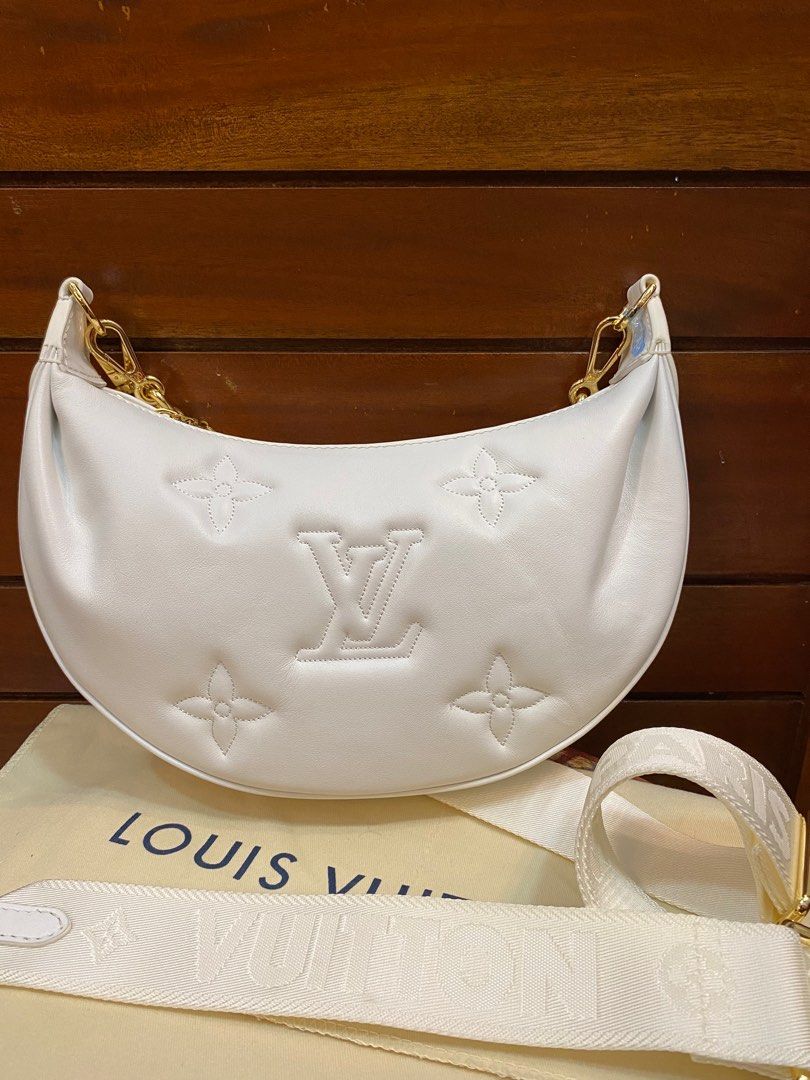 Lv embossed halfmoon Embroidered inside lining Coded, Luxury, Bags ...
