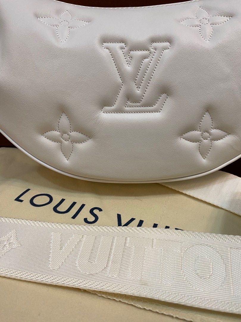 Lv embossed halfmoon Embroidered inside lining Coded, Luxury, Bags ...