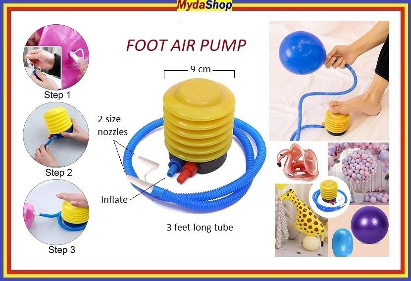 Manual Foot Air Pump. Pam Angin, Hobbies & Toys, Stationery & Craft ...