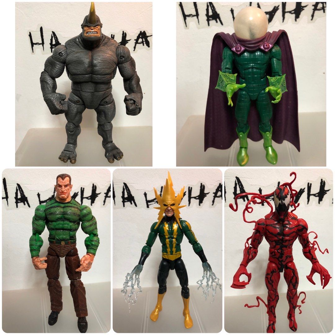 Marvel legends mysterio sandman carnage electro rhino, Hobbies & Toys ...