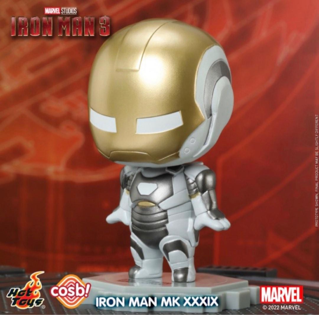 Marvel Studios Iron Man 3: Iron Man Cosbi Bobble-Head Collection ...