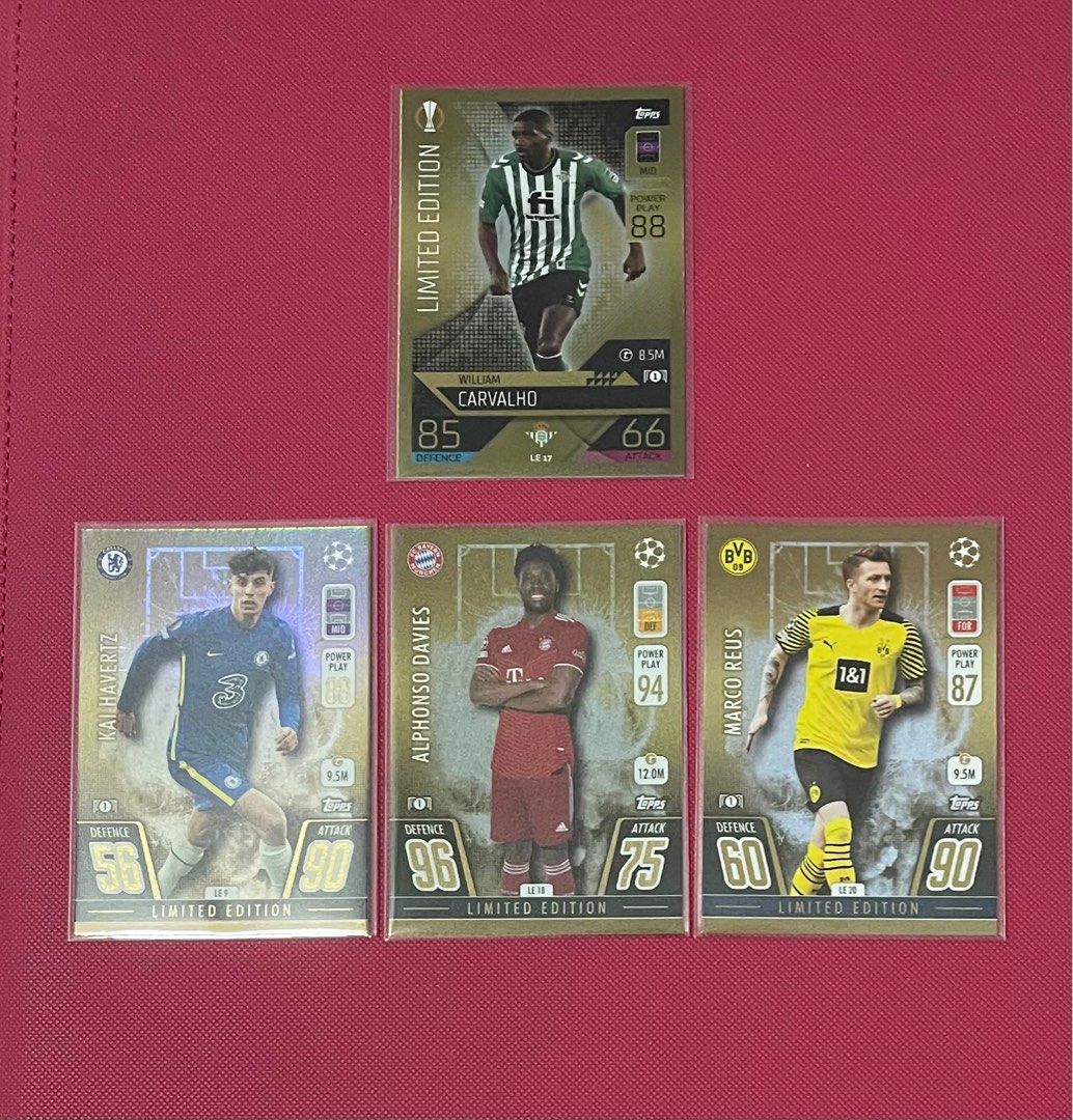 Match Attax 22-23 Limited Edition, Black Edge Edition, Classic ...