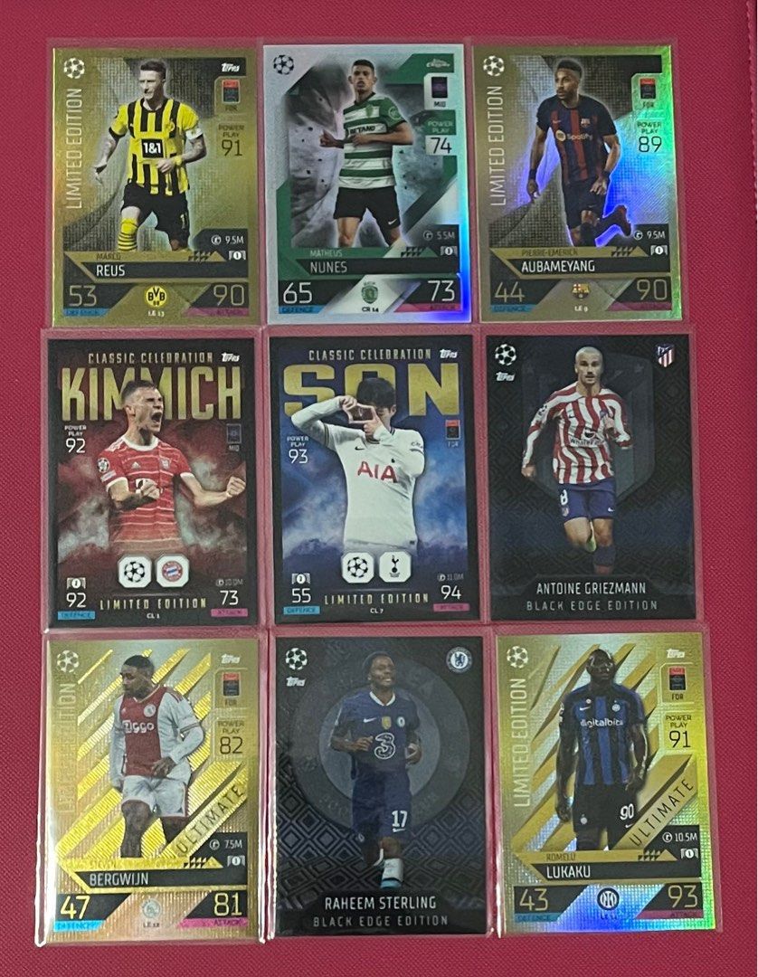 Match Attax 22-23 Limited Edition, Black Edge Edition, Classic ...