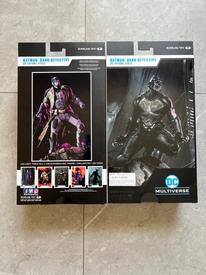 McFarlane Batman Dark Detective Future State Set of 2, Hobbies & Toys ...