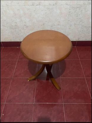 MEJA BULAT KAYU COFFEE TABLE MEJA DECO MEJA LETAK BUNGA, Furniture ...