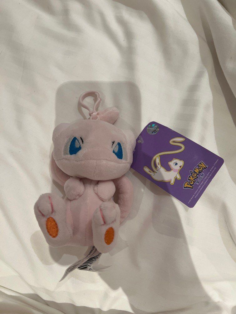 Mew Pokemon Plushie Keychain, Hobbies & Toys, Toys & Games on Carousell