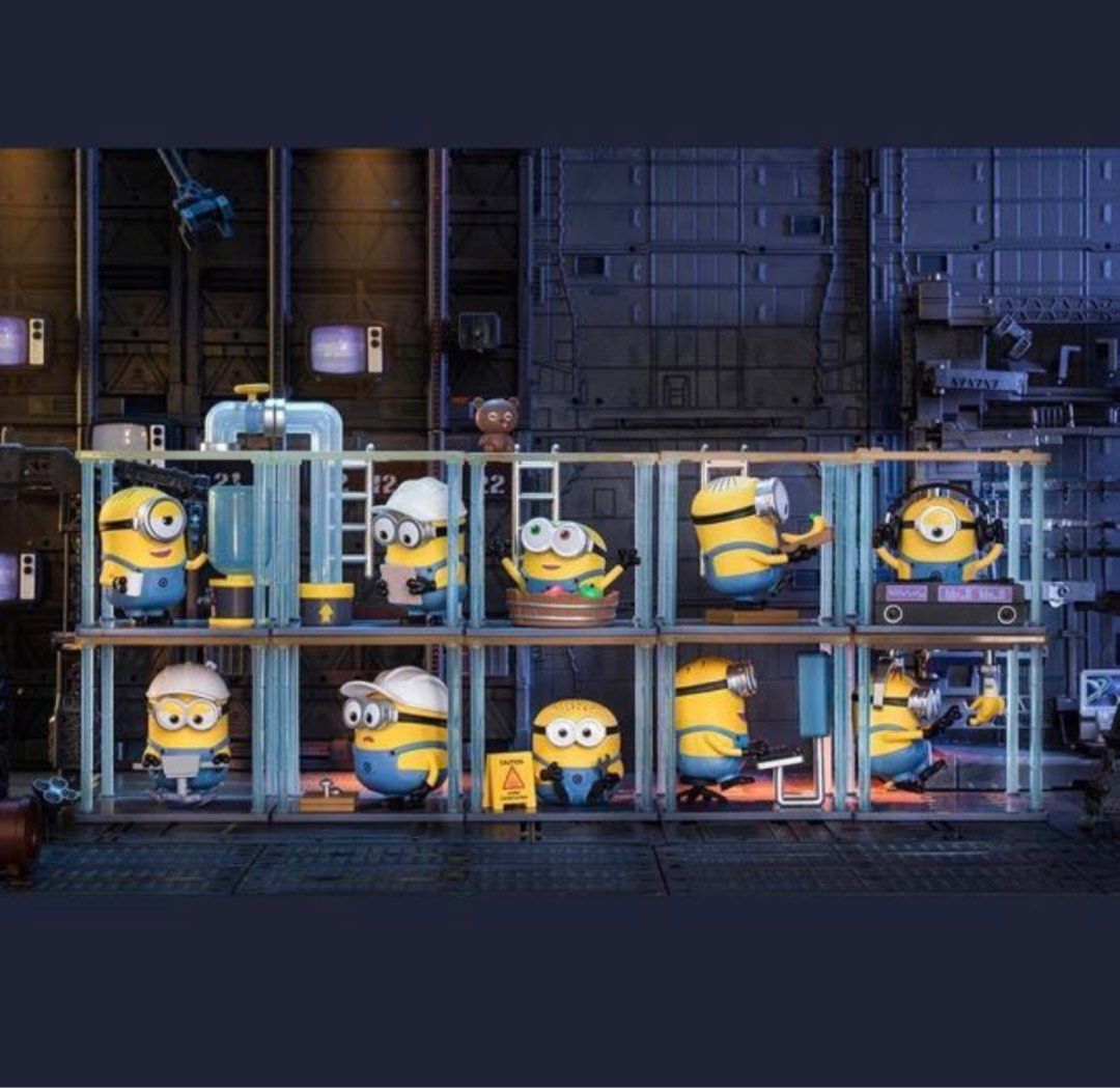 MINIONS AT WORK SERIES POPMART / FULL SET / SINGLE BLIND BOX / ABLE TO ...