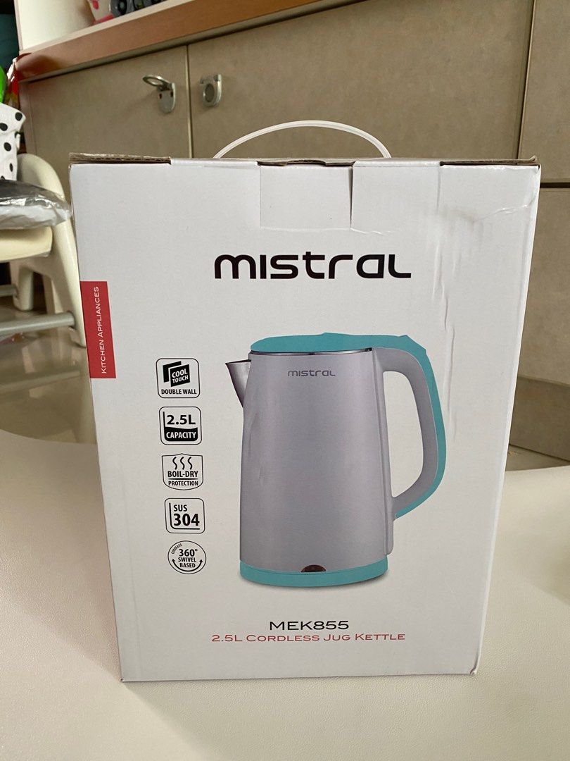 mistral cordless jug kettle 2.5L, TV & Home Appliances, Kitchen ...