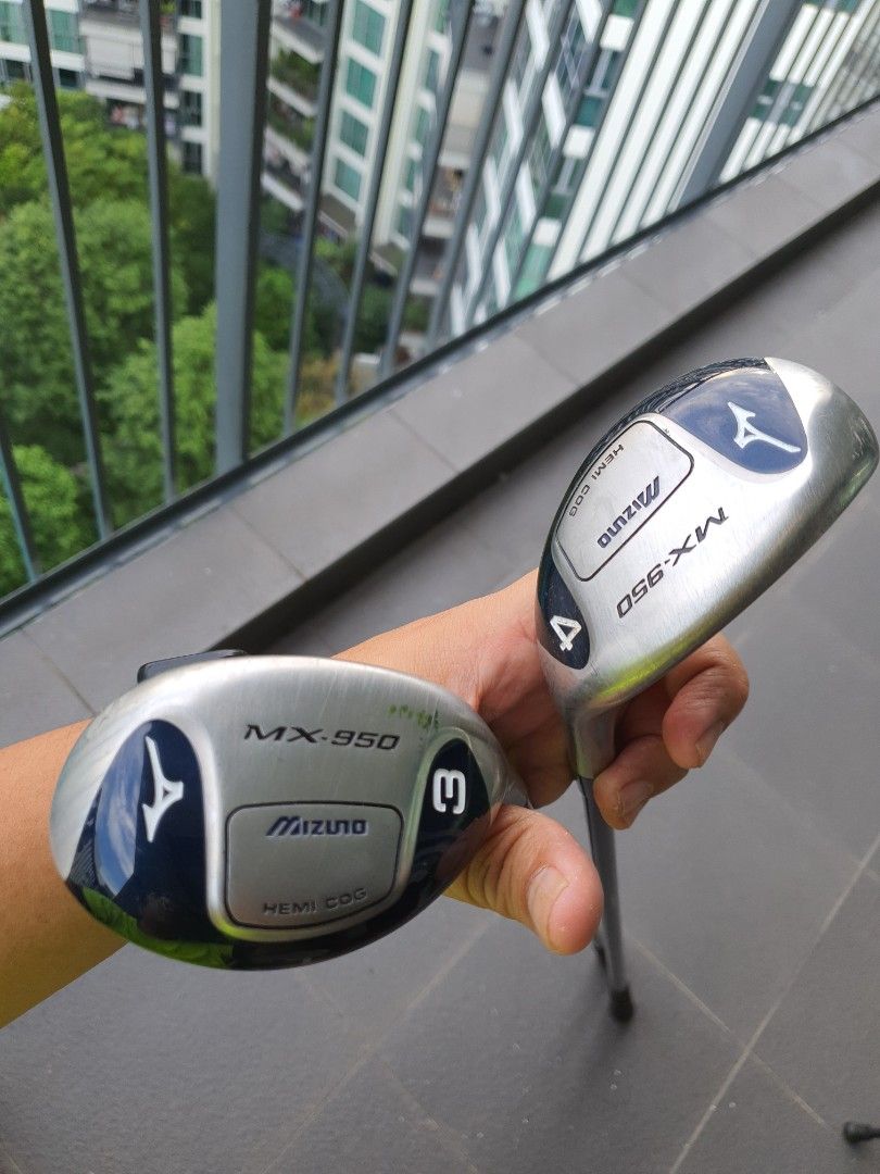 MIXUNO MX-950 hybrids no.3 and no.4, Sports Equipment, Sports & Games, Golf on Carousell