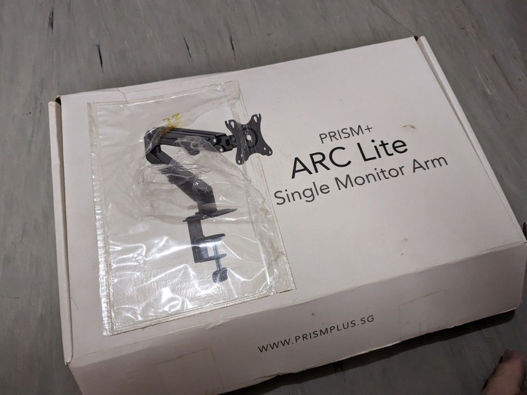 Monitor arm from prism, Computers & Tech, Desktops on Carousell