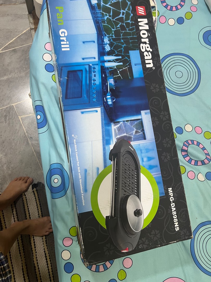 Morgan Pan Grill 240v for BBQ and steamboat, Furniture & Home Living ...