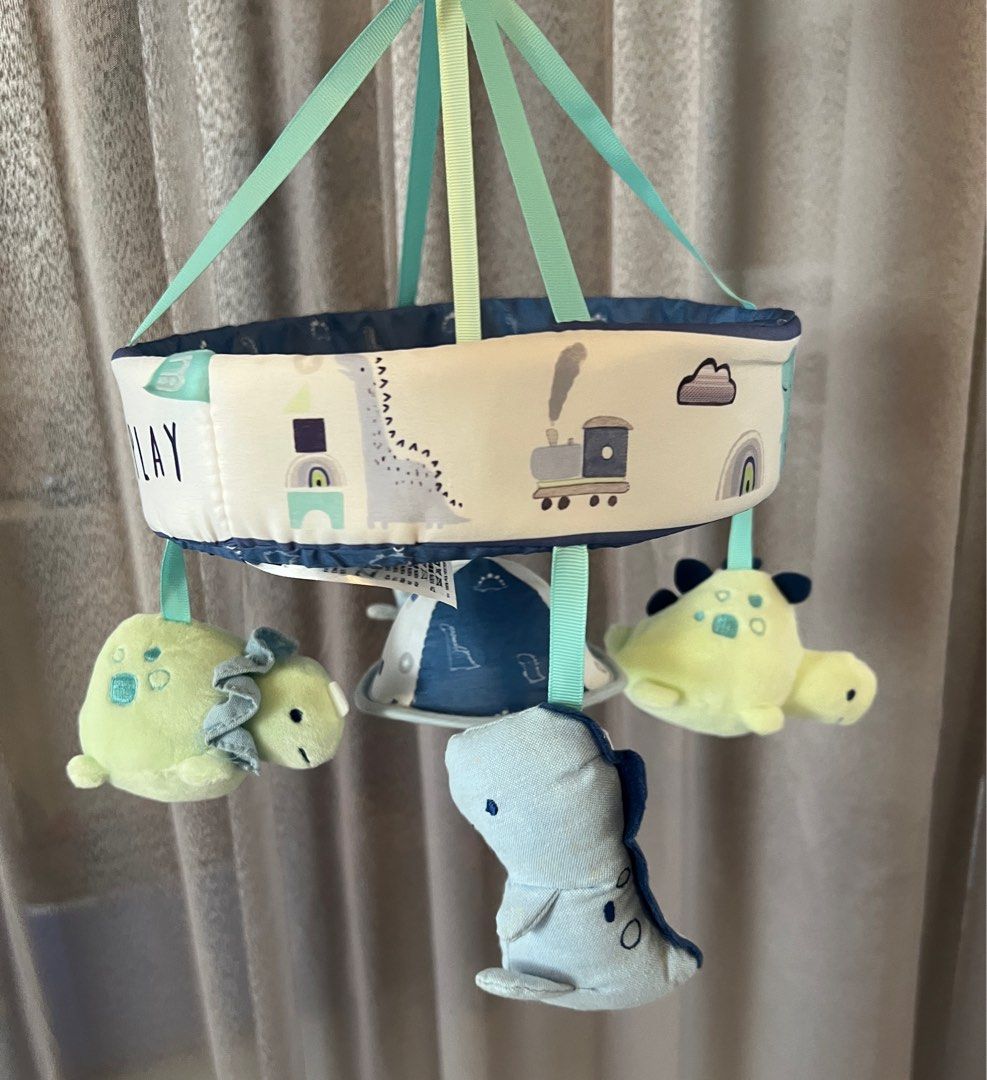 Mothercare Sleepysaurus cot mobile, Babies & Kids, Infant Playtime on ...