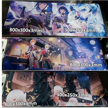 Mousepad Genshin Mousepad Genshin Nahida Xiao Kazuha Zhongli Ayaka ...