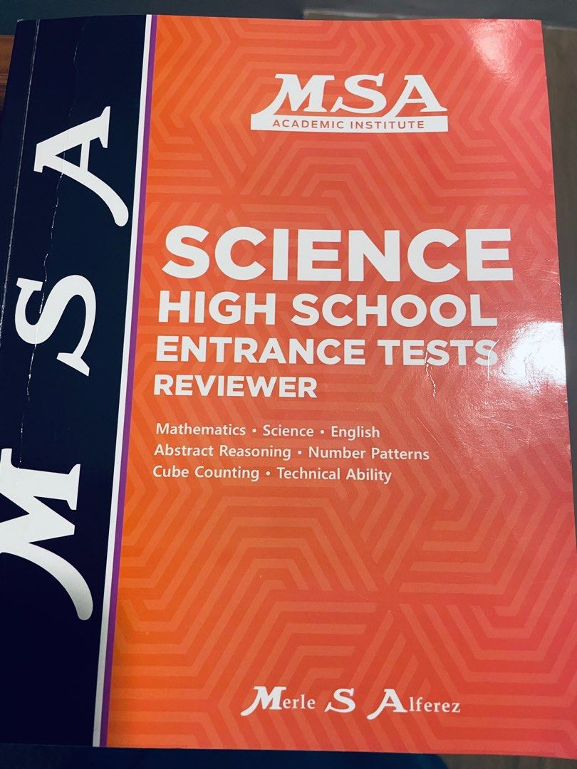 Msa Hs science entrance exam, Hobbies & Toys, Books & Magazines ...