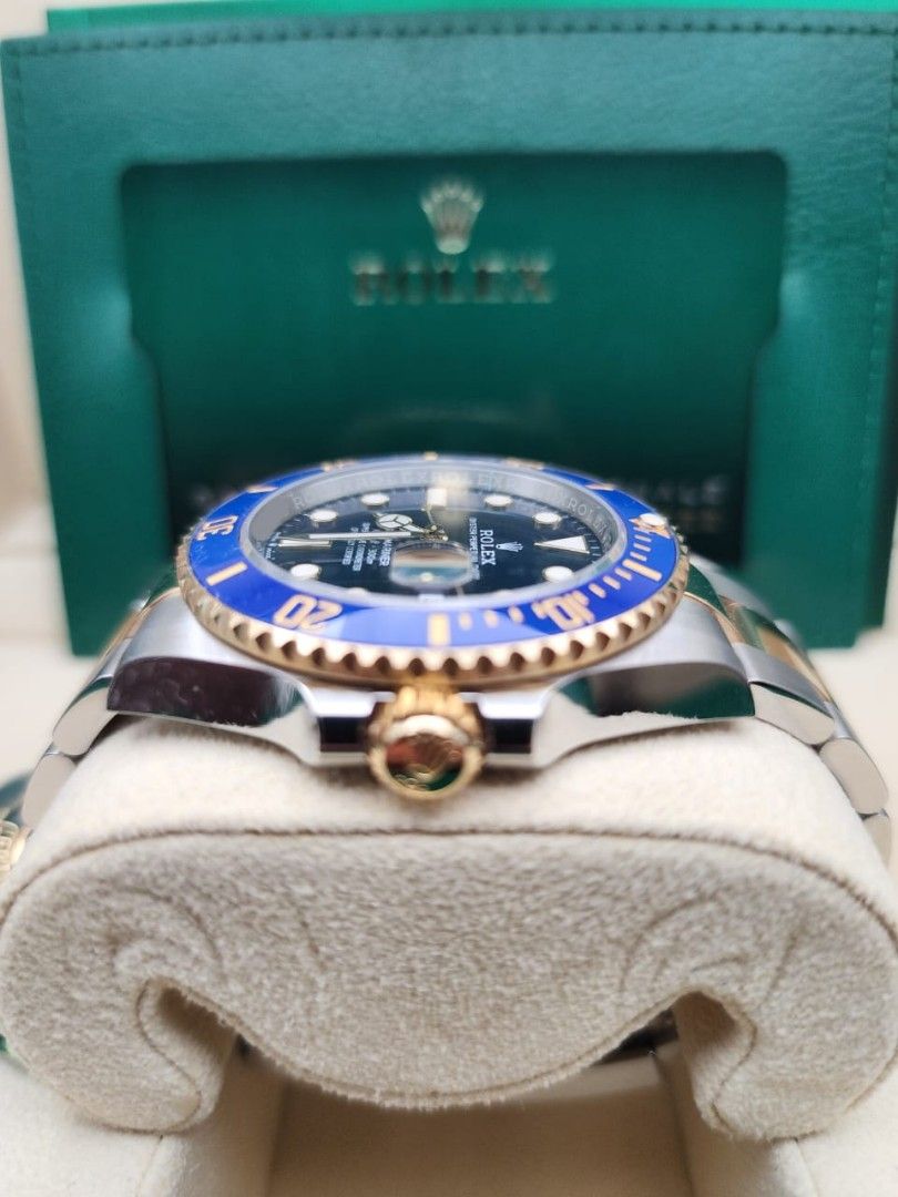 MSKL JOHAN ROLEX 126613LB Submariner 18K Yellow Gold Steel Blue Dial ...