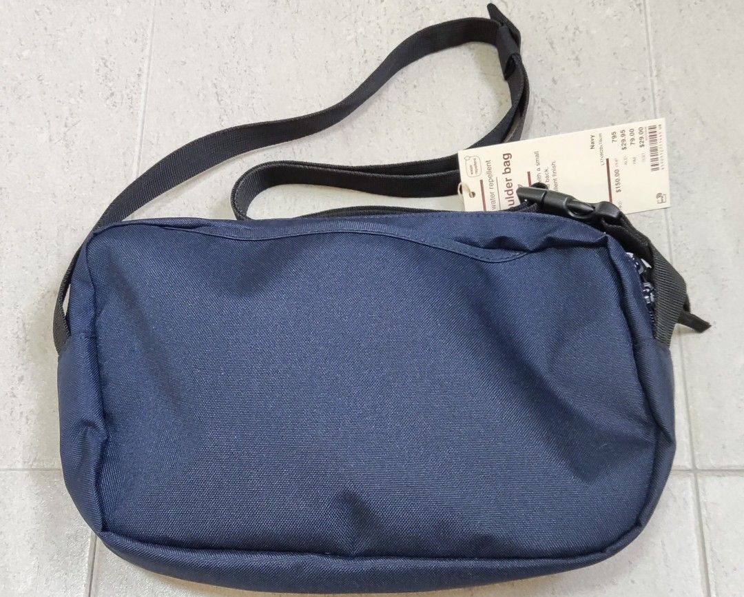 Muji navy blue sling bag, Men's Fashion, Bags, Sling Bags on Carousell