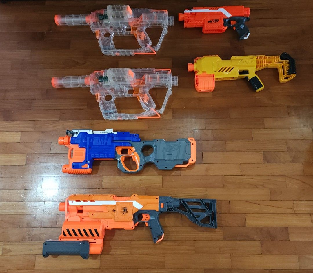 Nerf Gun Collection Hobbies And Toys Toys And Games On Carousell
