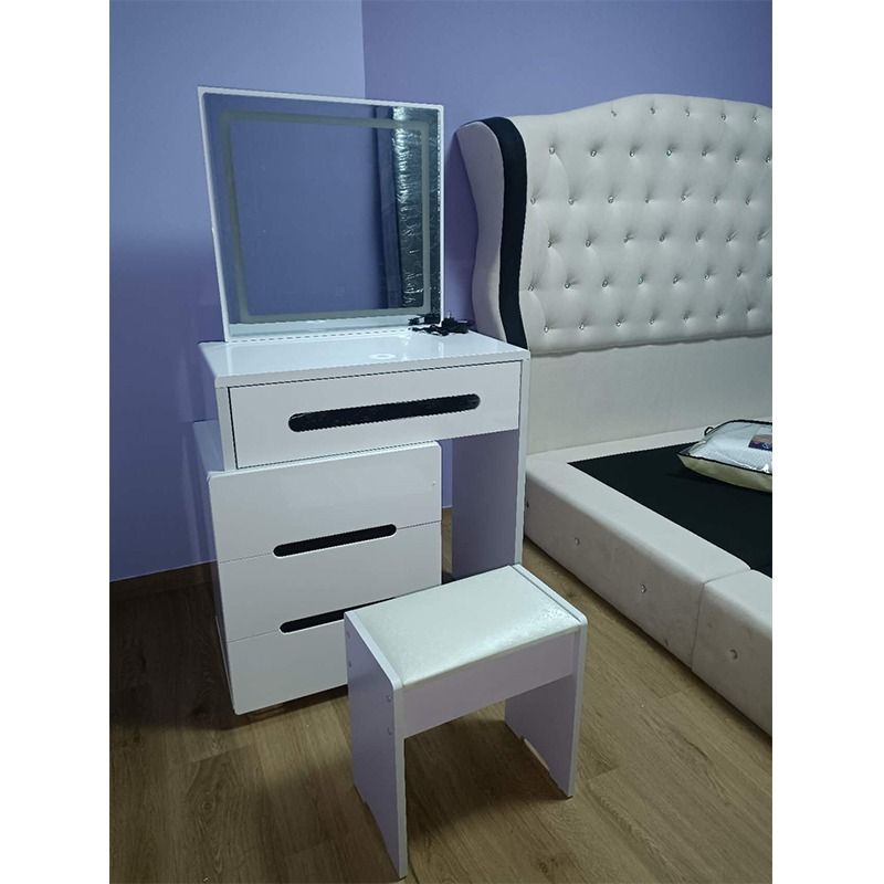 NEW Model Dressing Table &Mirror +Stool New Bedroom table Free install ...