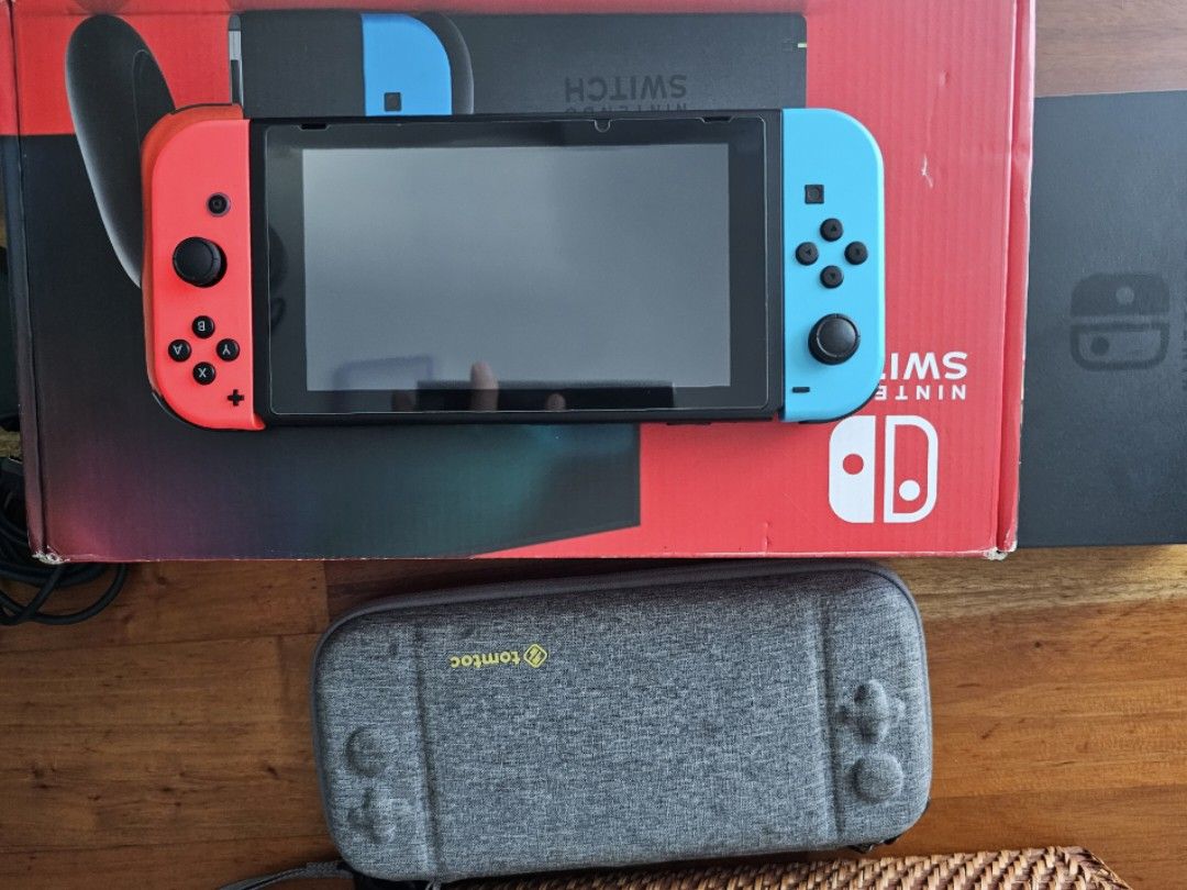 Nintendo Swith V2 complete 256 gb on Carousell