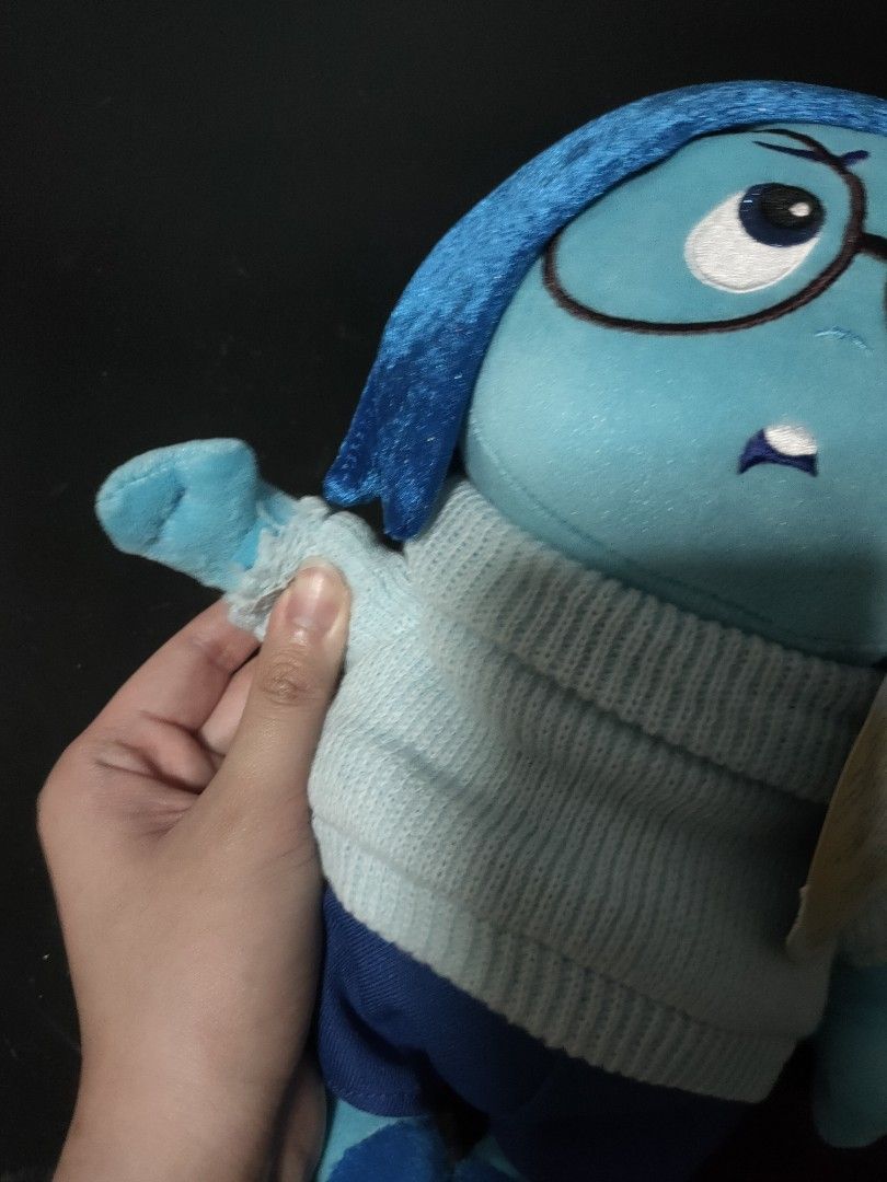 Official Disney Sadness toy plush on Carousell