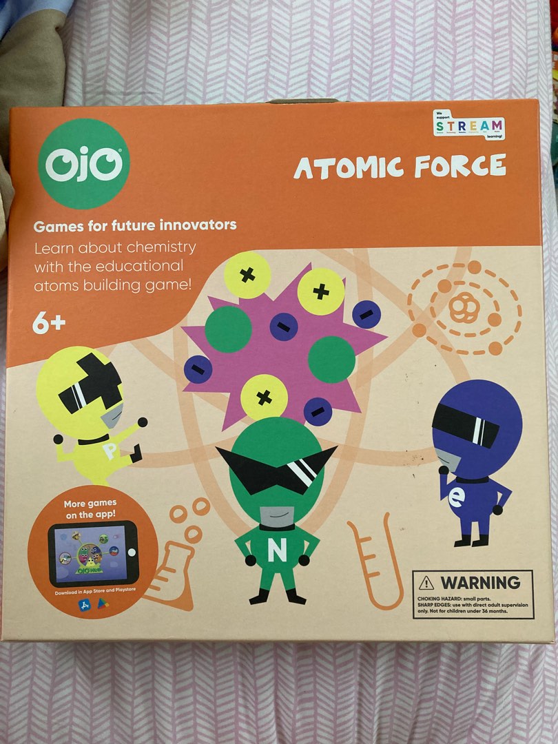 OJO Atomic Force Science Board Games Kids Chemistry, Toys ...
