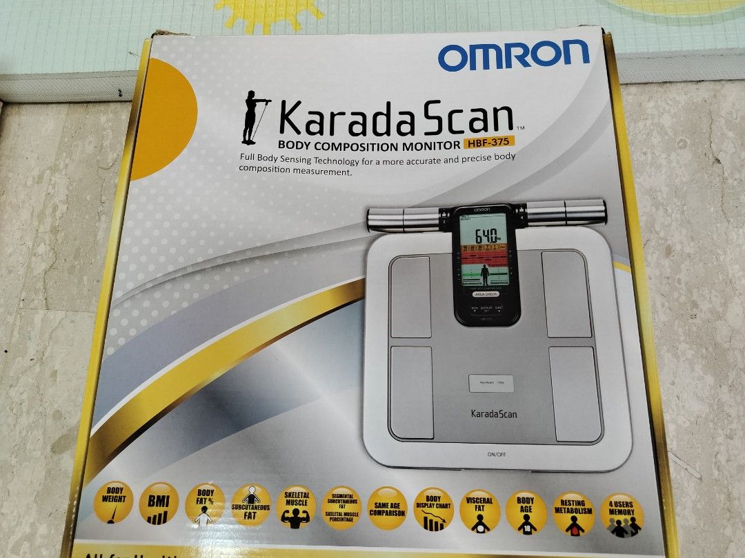 Omron karada Scan, Health & Nutrition, Health Monitors & Weighing ...