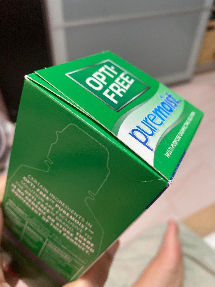 OPTI-FREE PUREMOIST all day comfort contact lens solution, Beauty ...