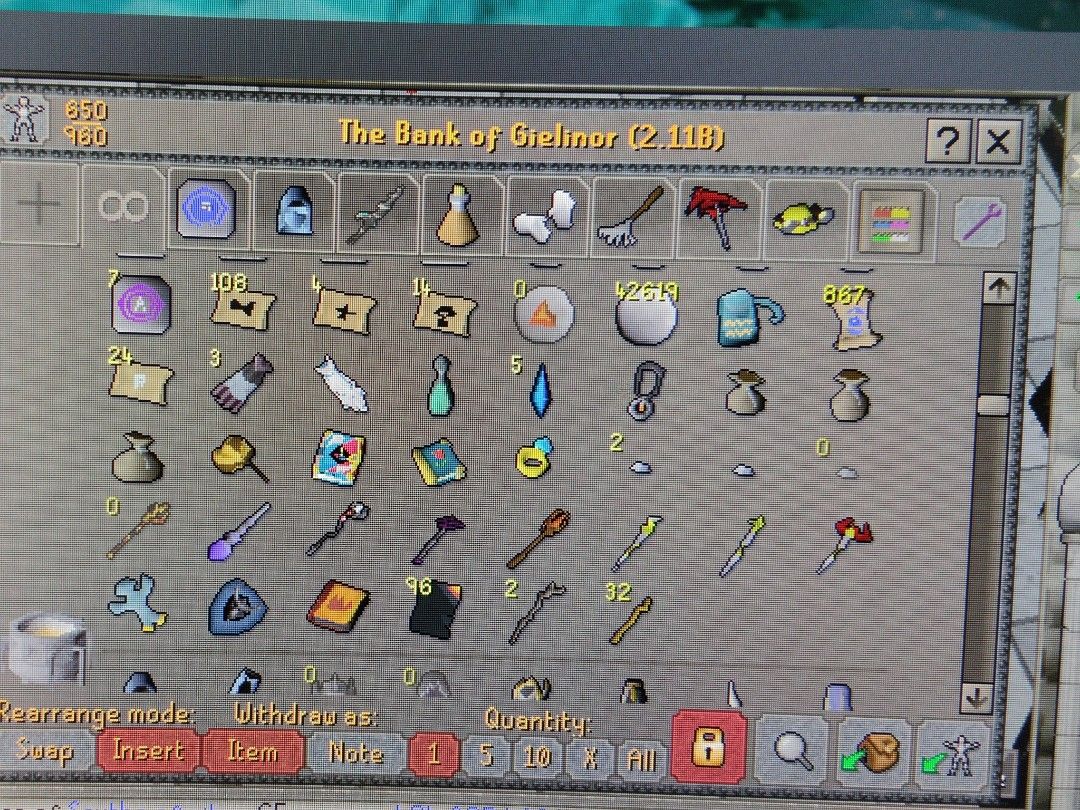 Osrs acct with 2b bank & 200+days member, Video Gaming, Video Games ...