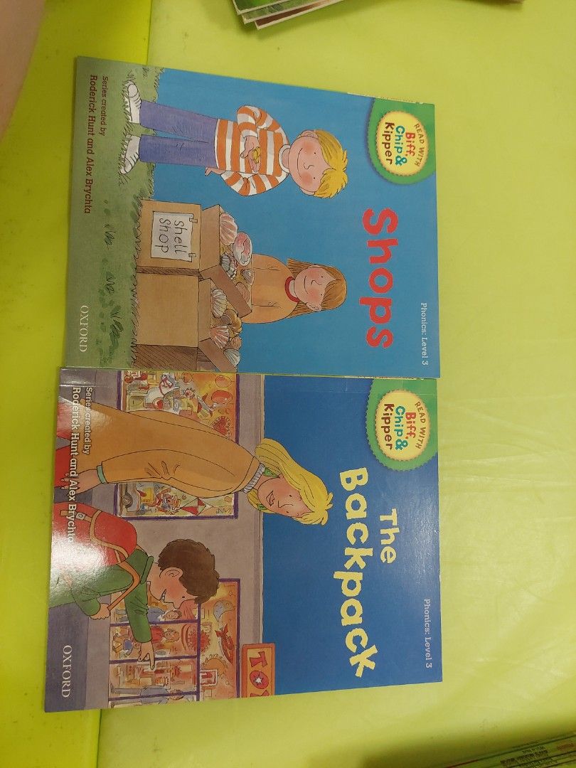 Oxford Phonics books level 4 and First Stories lever3, 興趣及遊戲, 書本 & 文具 ...