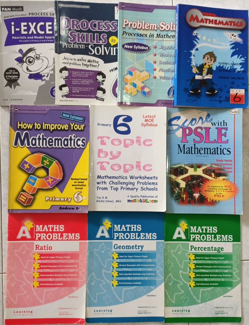 P6 Math assessment-i excel,process skills,problem solving, mathematics ...