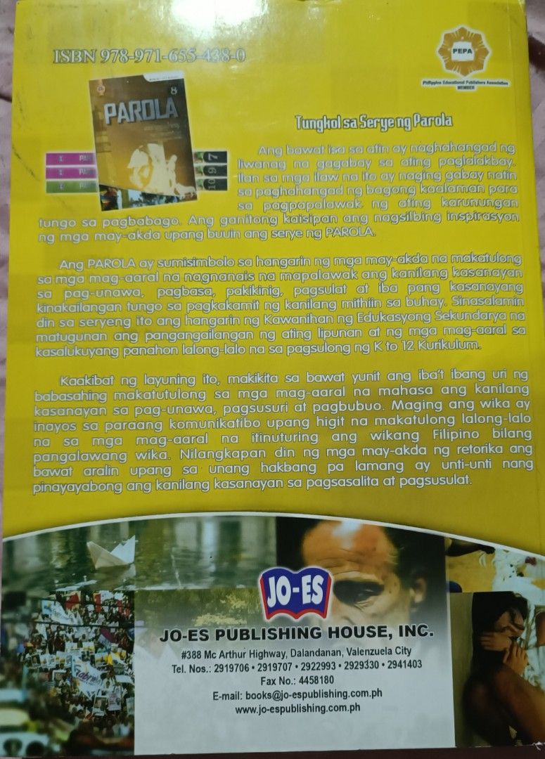 Parola Filipino Science Math Builders Grade 8 Textbook, Hobbies & Toys ...