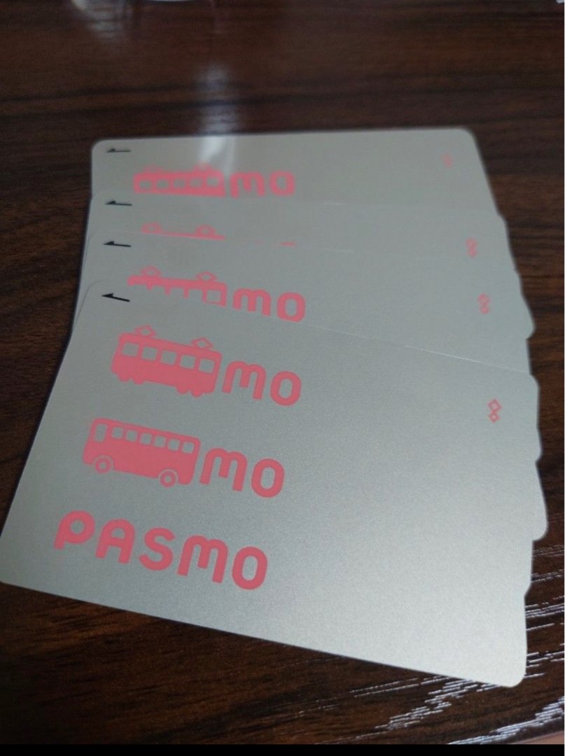 日本交通卡Pasmo suica card卡咭不記名實體卡, 門票＆禮券, 本地景點門票及交通 - Carousell