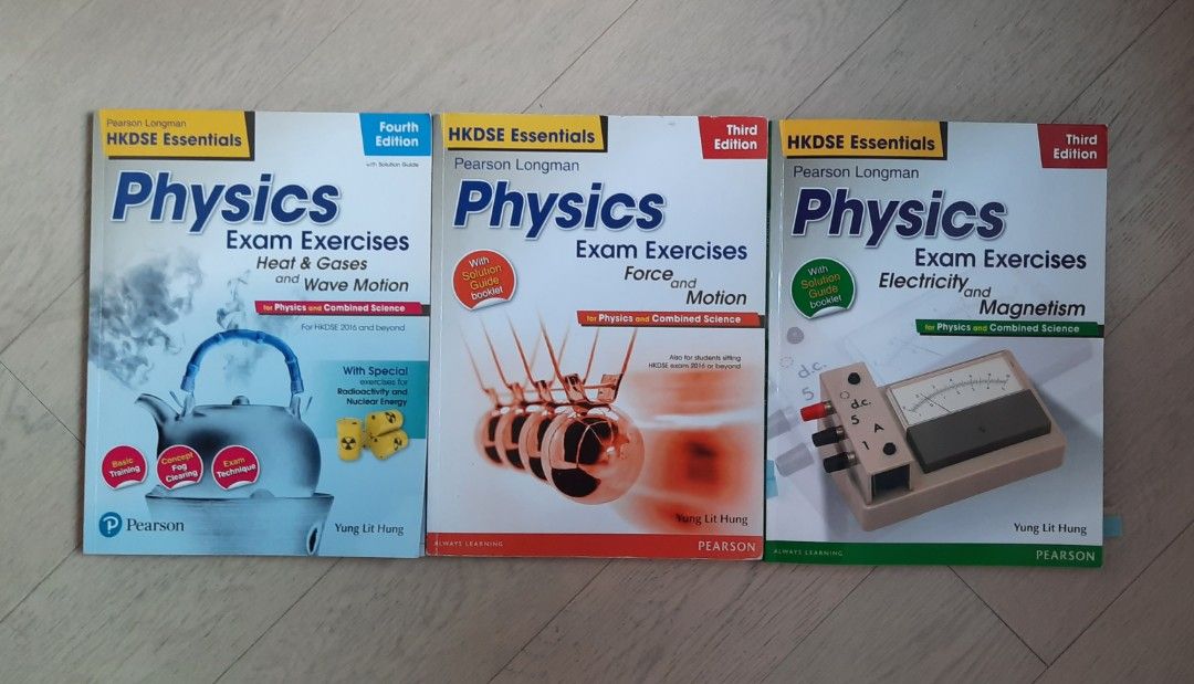 Pearson Physics Exam Exercises, 興趣及遊戲, 書本 & 文具, 教科書 - Carousell