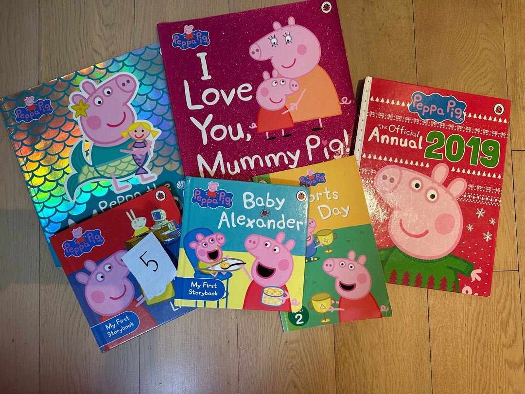 Peppa pig story books collection, 興趣及遊戲, 書本 & 文具, 小說 & 故事書 - Carousell