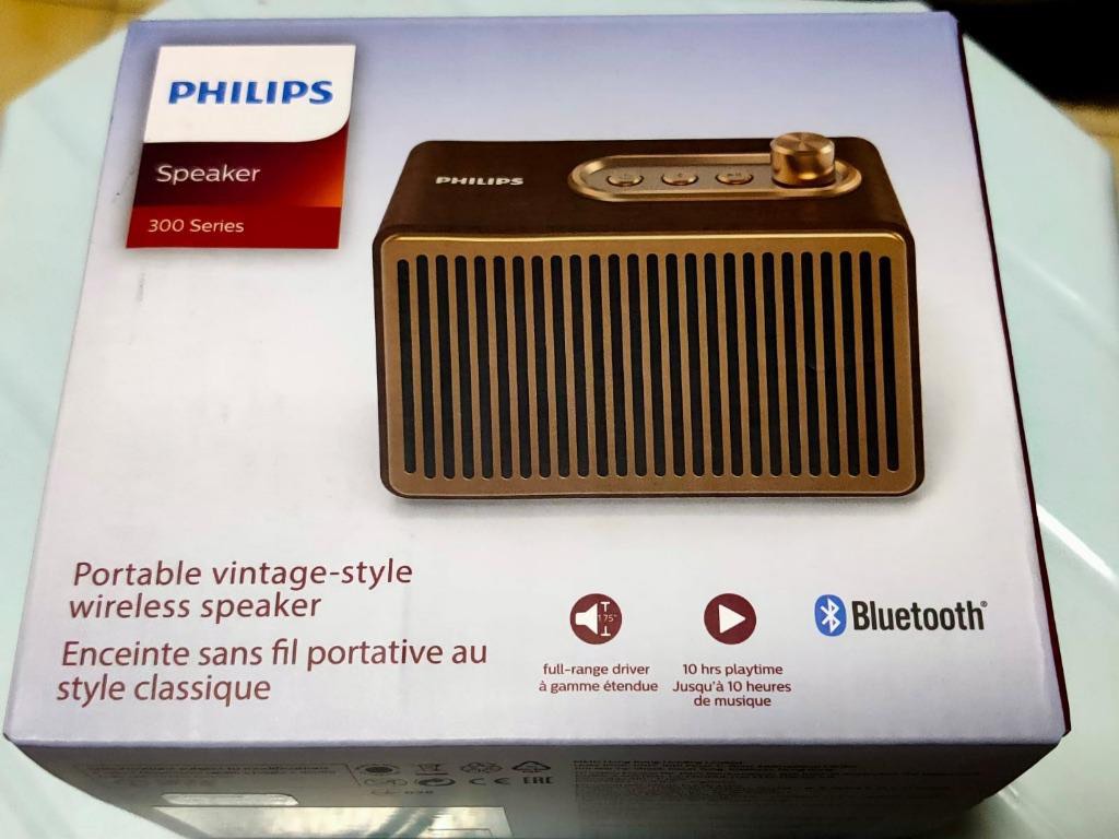 Phillips Portable Vintage-Style Wireless Speakers, Audio, Soundbars ...