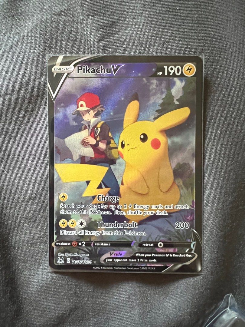 Pikachu V CHR Lost Origin, Hobbies & Toys, Toys & Games on Carousell