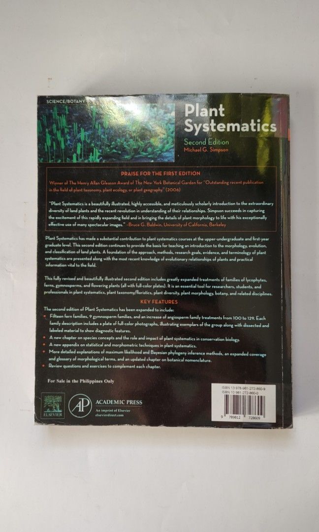 Plant Systematics (2nd ed), Hobbies & Toys, Books & Magazines ...