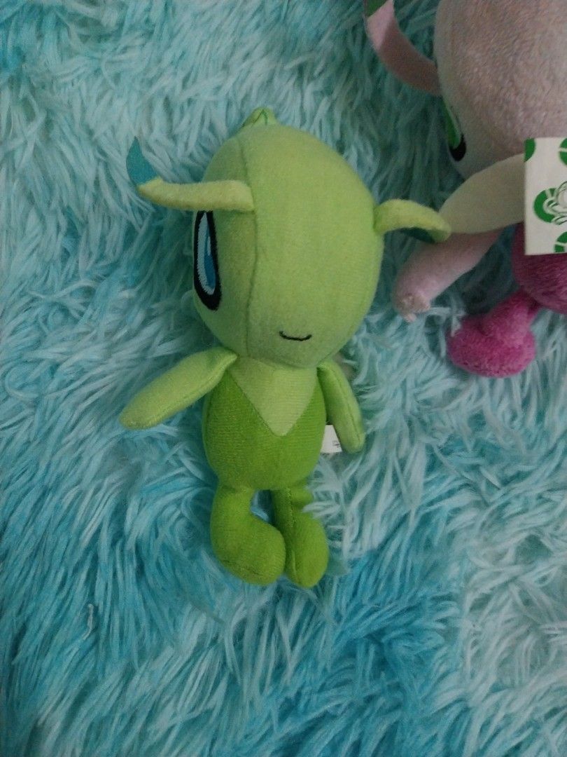 Pokemon celebi plush, Hobbies & Toys, Toys & Games on Carousell