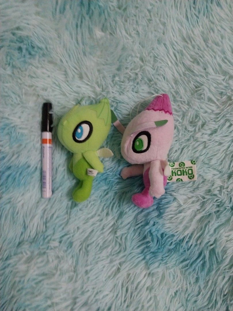 Pokemon celebi plush, Hobbies & Toys, Toys & Games on Carousell