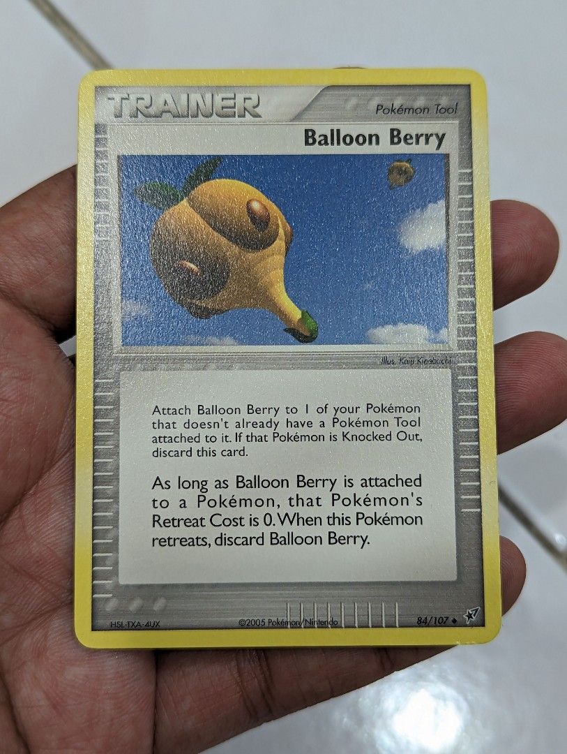 POKEMON KAD CARD TRAINER BALLOON BERRY, Hobbies & Toys, Toys & Games on ...