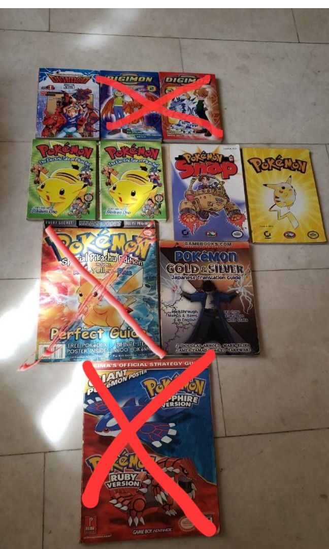Pokémon Guide Book +Digimon Comic book, Hobbies & Toys, Memorabilia ...