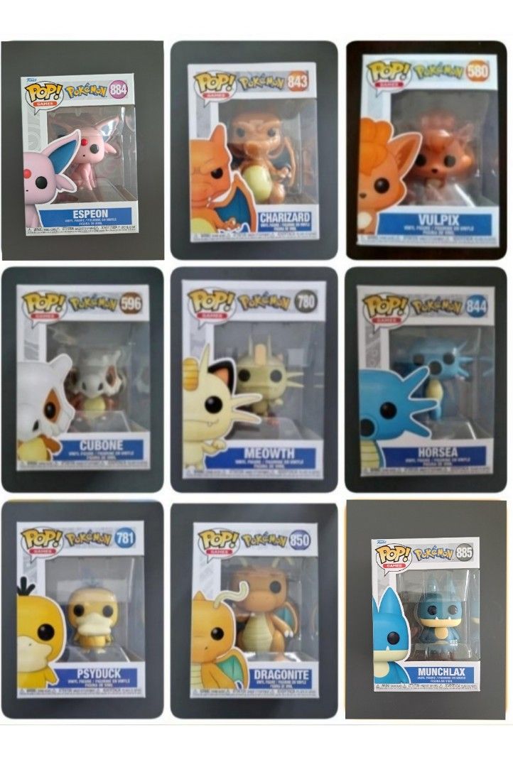 POP Pokemon Mime Pikachu Bulbasaur Vulpix Street Fighter Sora George ...
