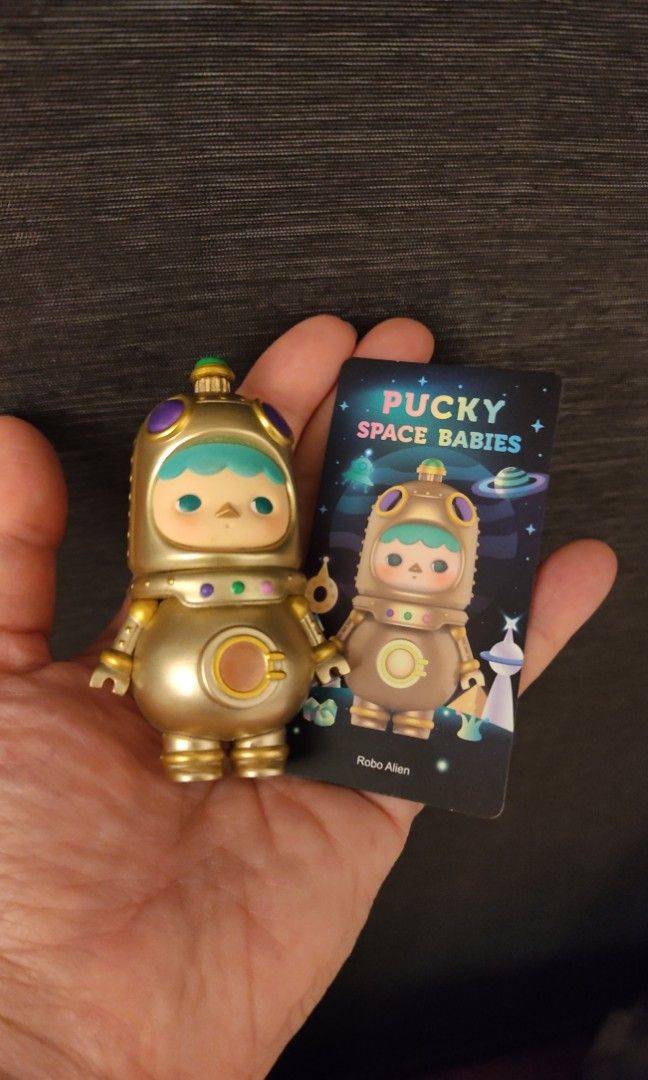Popmart Pucky Robo Alien, Hobbies & Toys, Toys & Games on Carousell