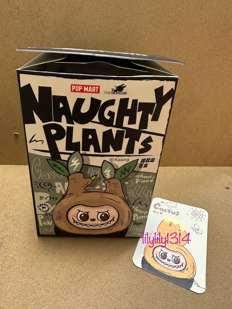 Popmart The Monsters Labubu Naughty Plants - Cactus 仙人掌, 興趣及遊戲, 玩具 & 遊戲 ...