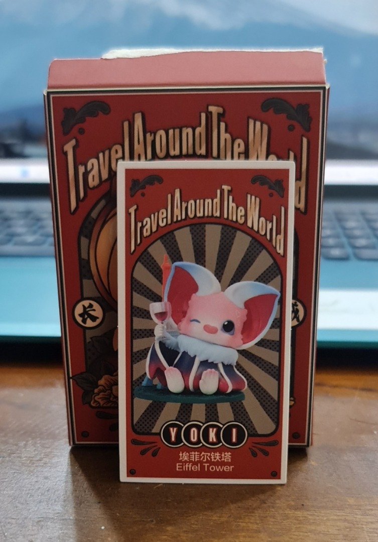 Popmart Yoki Travel Around the World, Eiffel Tower, Hobbies & Toys ...