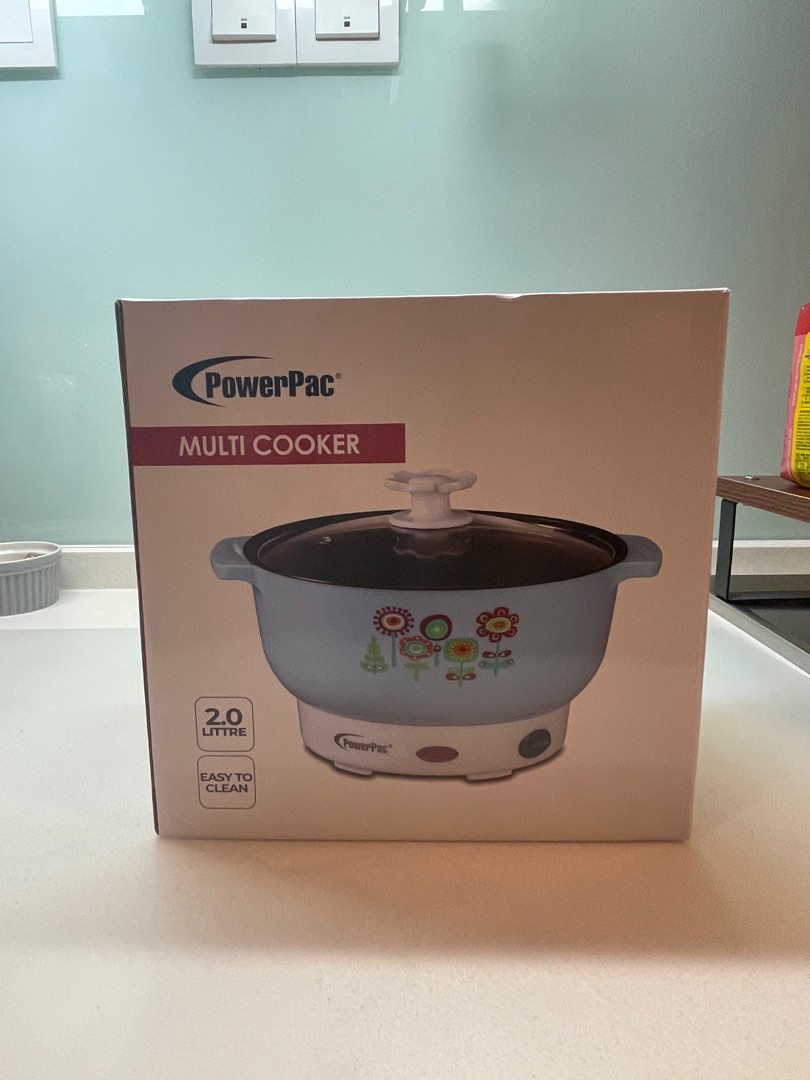 PowerPac Electric Multi cooker 2.0L steamboat noodle hot pot with non ...