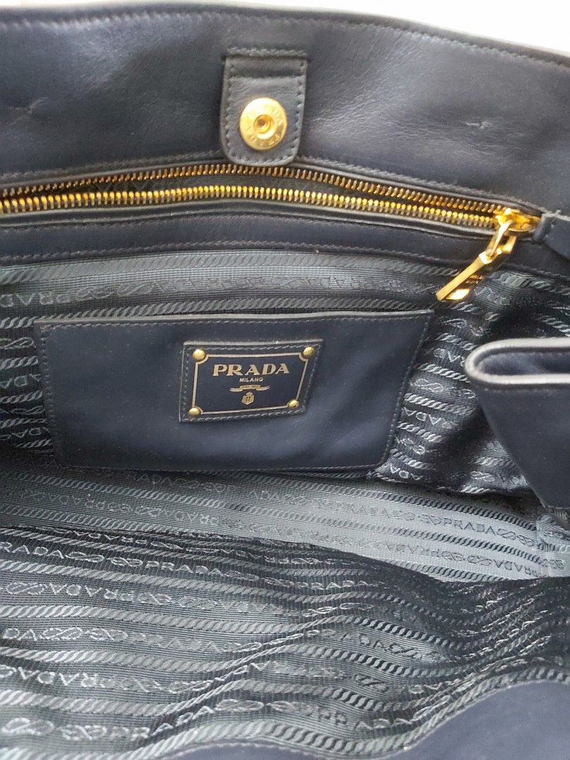 Prada two way bag, Luxury, Bags & Wallets on Carousell