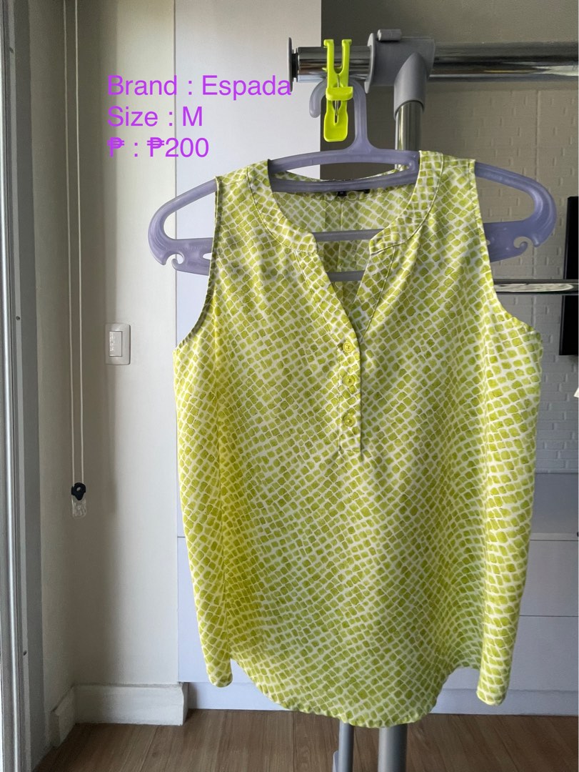 Pre-loved Espada, Women's Fashion, Tops, Blouses on Carousell