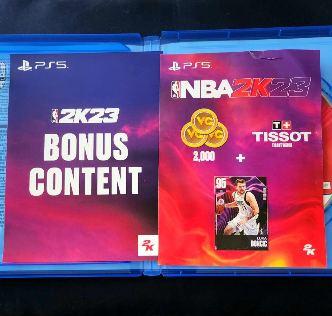 PS5 NBA 2K23 WITH UNUSED CODES, Video Gaming, Video Game Consoles ...