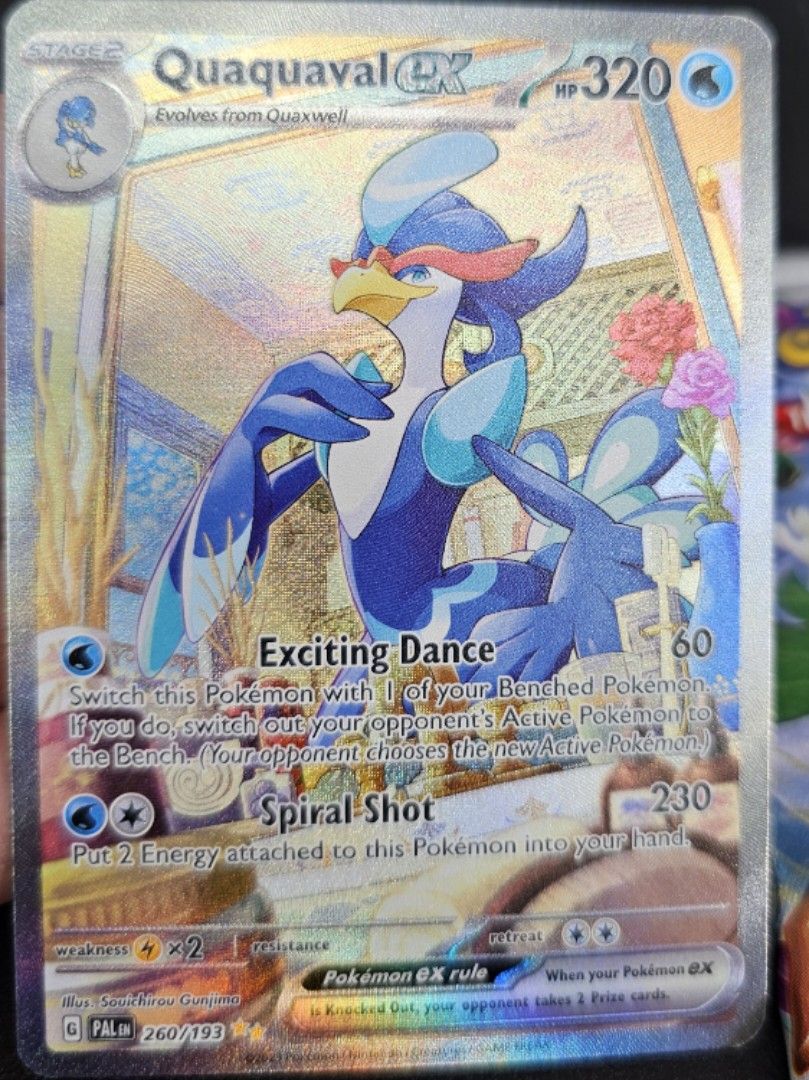 Quaquaval Ex Paldea Evolved Pokemon, Hobbies & Toys, Toys & Games on ...